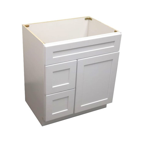 Vanity Atelier 30'' Bathroom Vanity Sink Base with Drawers Cabinet in ...