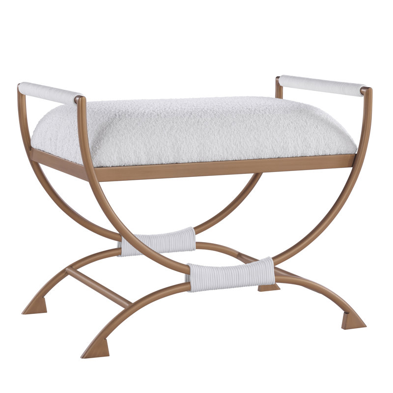 Willa Arlo™ Interiors Irwinton 100% Polyester Upholstered Bench ...