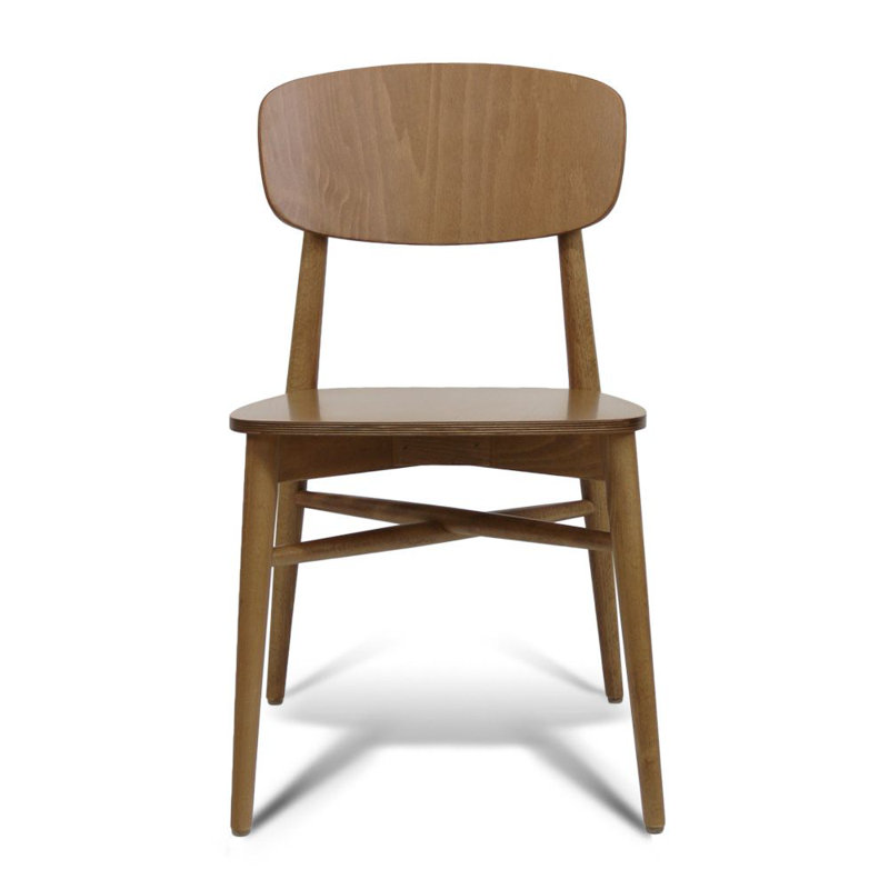 GAR Hagen Solid Wood Side Chair Dining Chair UV Wheat | Wayfair