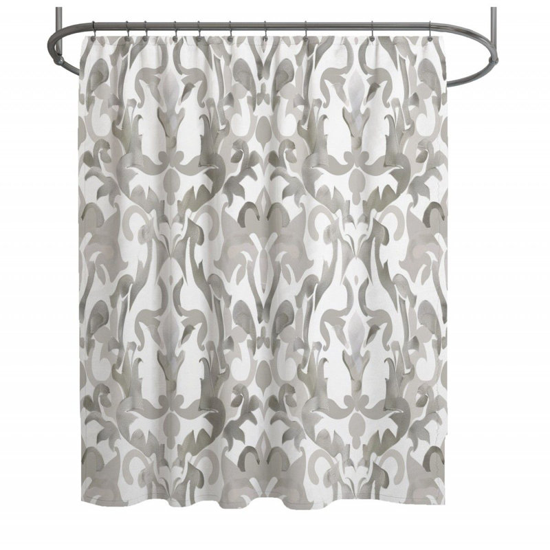 Wildon Home® Ebarta Damask Shower Curtain | Wayfair
