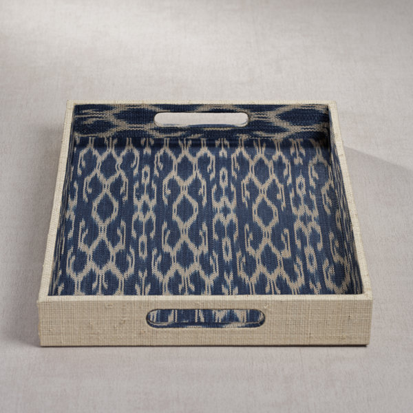 Dakota Fields Correna T'nalak Interior With Raffia Base Tray | Wayfair