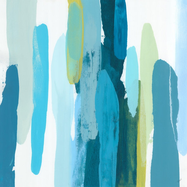 Chelsea Art Studio Blu Crush I by Rick Kane - Floater Frame Painting on ...