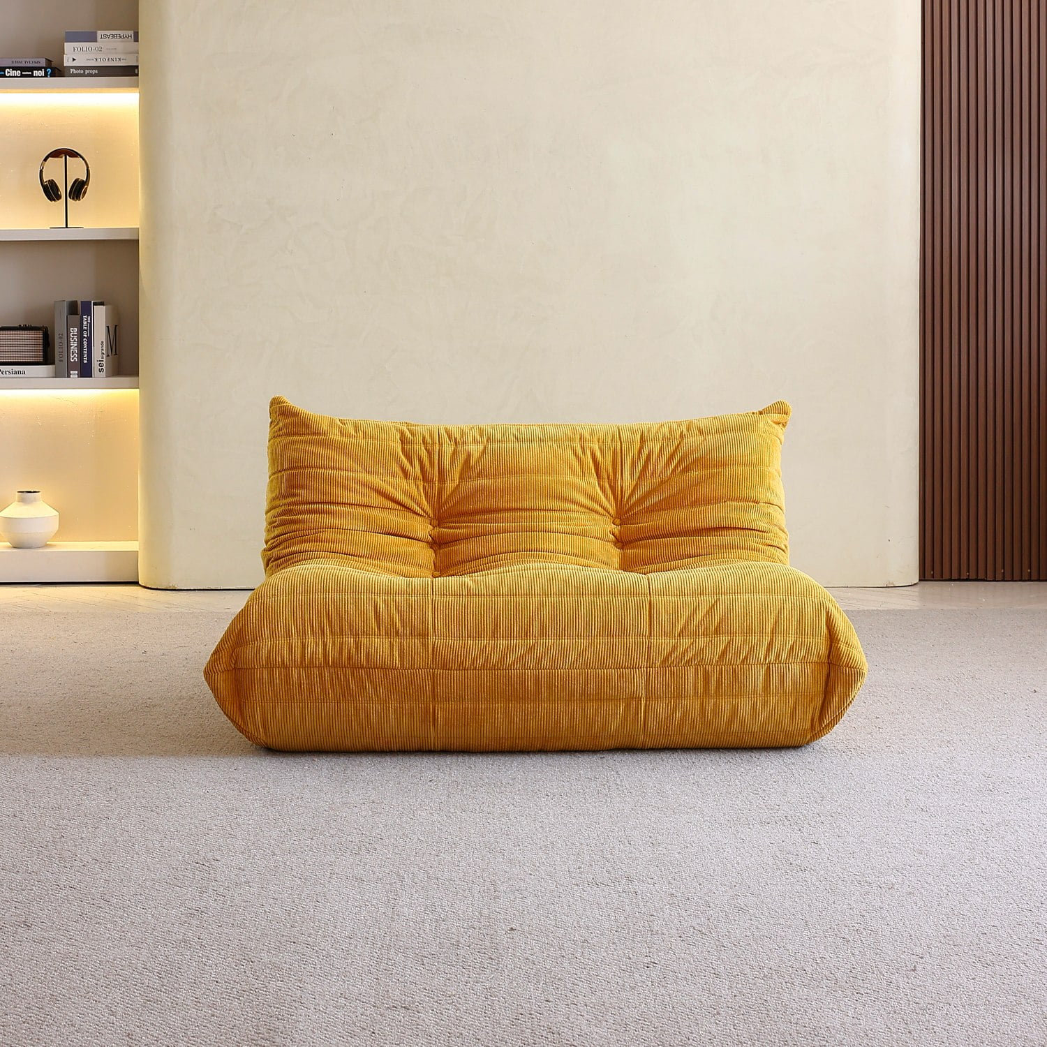 Trule Abbie 51.5'' Loveseat Sofa Lazy Sofa Bean Bag Sofa Floor Chair ...