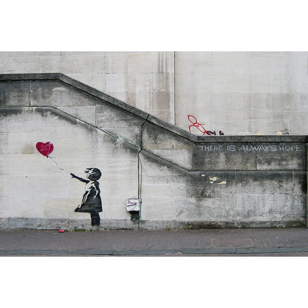 Latitude Run® There Is Always Hope Balloon Girl by Banksy - Wrapped ...