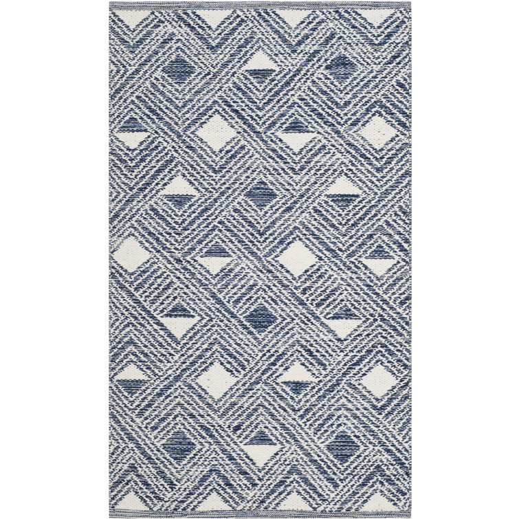 Highland Dunes Dominica Hand Woven Performance Geometric Rug & Reviews ...
