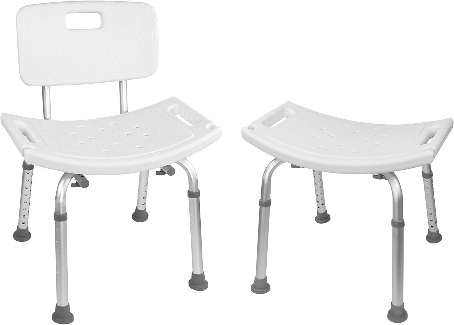 Pet Planet Tool-Free Assembly Adjustable Shower Chair/Spa Bathtub Seat ...