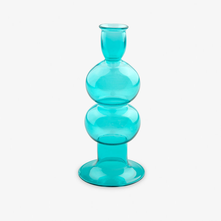 World Menagerie Burlin 15Cm Glass Tabletop Candlestick | Wayfair.co.uk