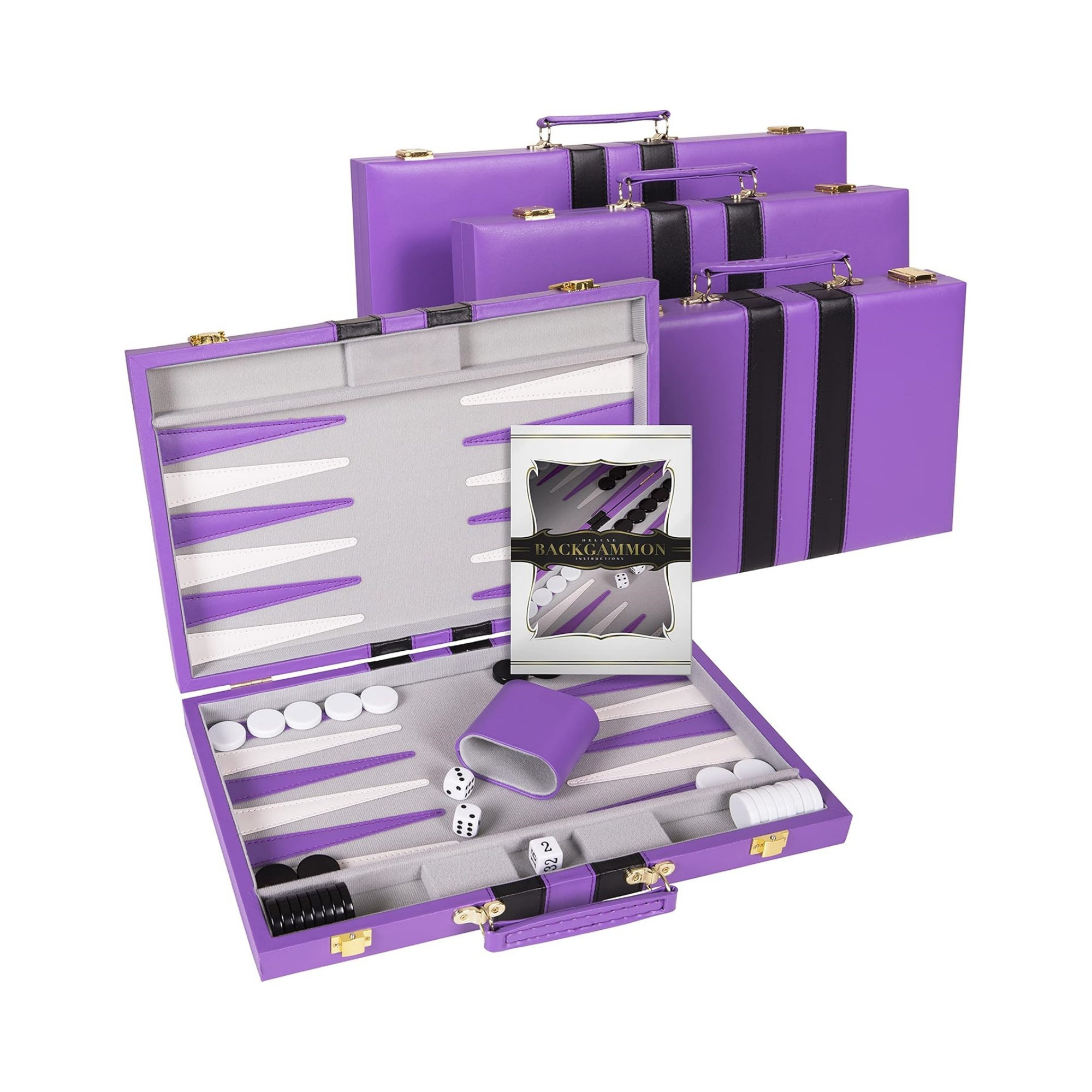 Phantoscope Backgammon Set 11 Inch, Small - Classic Board Game For ...