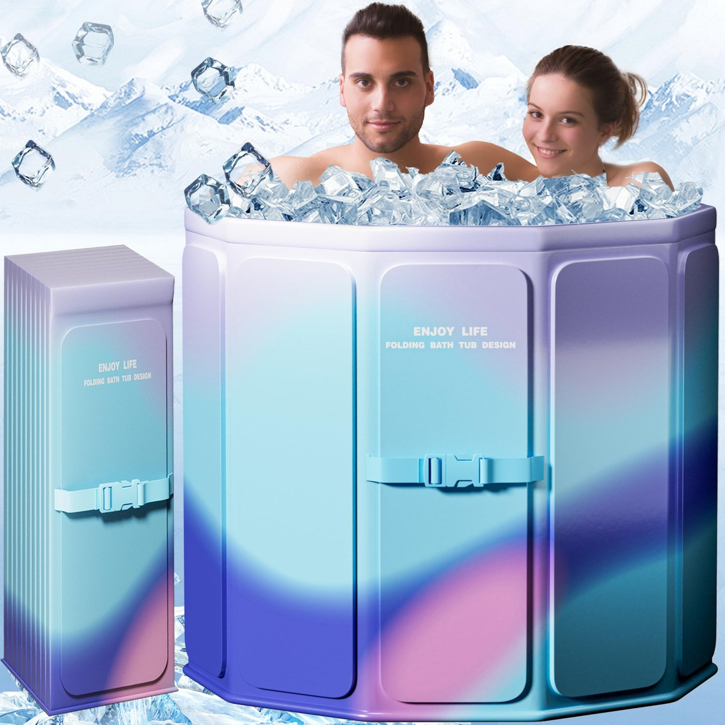 OLHIVA Portable Foldable Ice Bath Tub | Wayfair