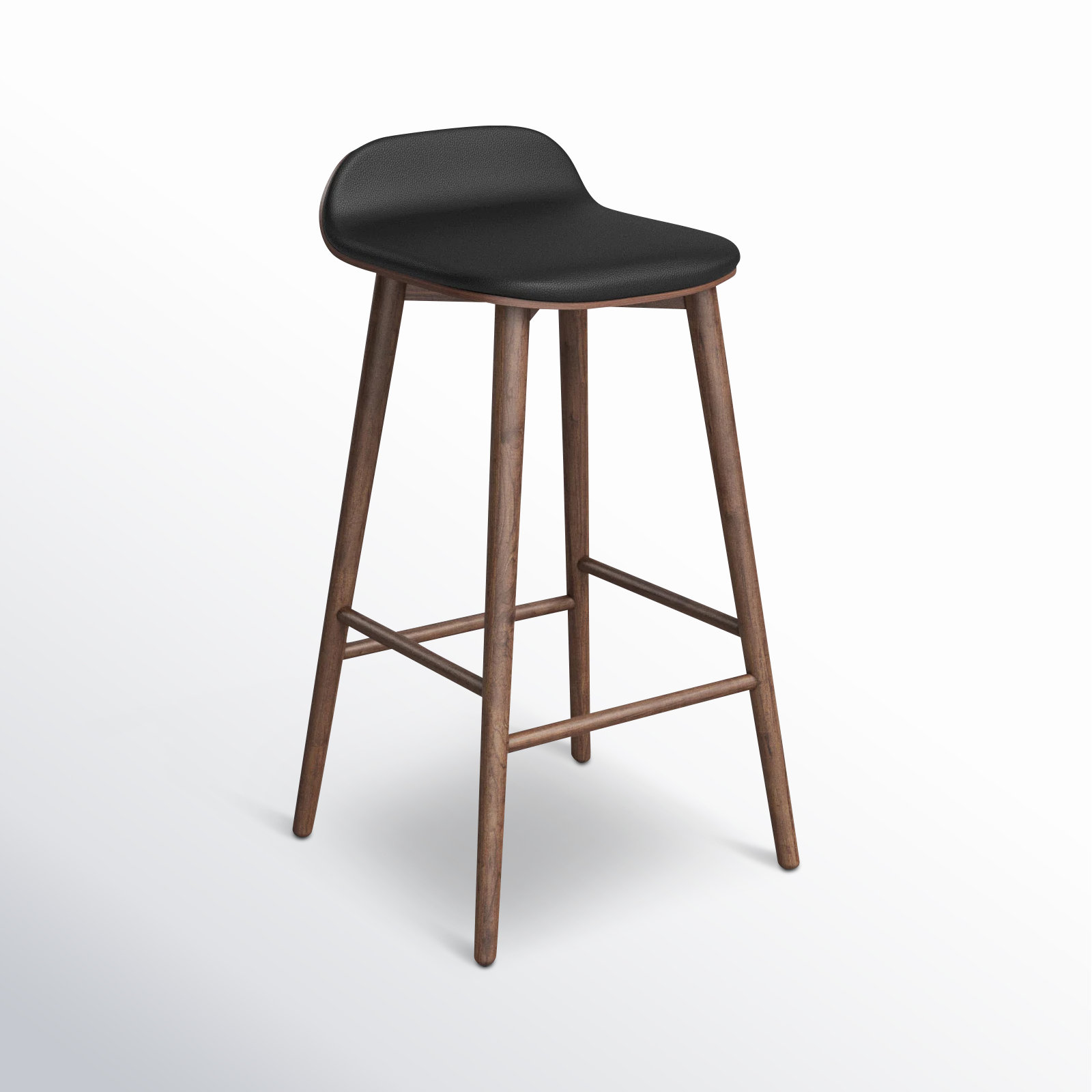 AllModern Beck 26'' Seat Height Counter Stool - Solid Wood Frame and ...