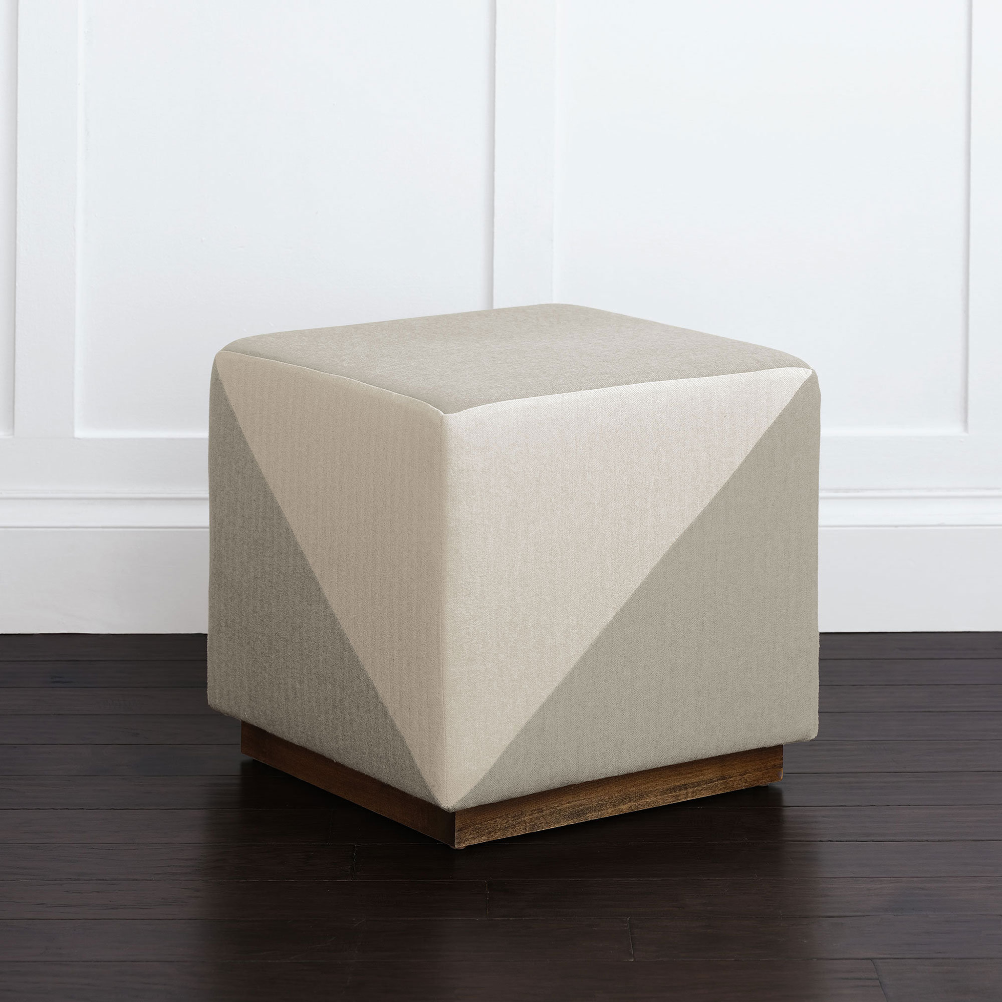 Eastern Accents Rufus 19" Wide Square Cube Ottoman | Wayfair