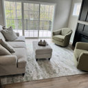 Wrought Studio Charniqua Modern Abstract Marble Design Green Area Rug ...