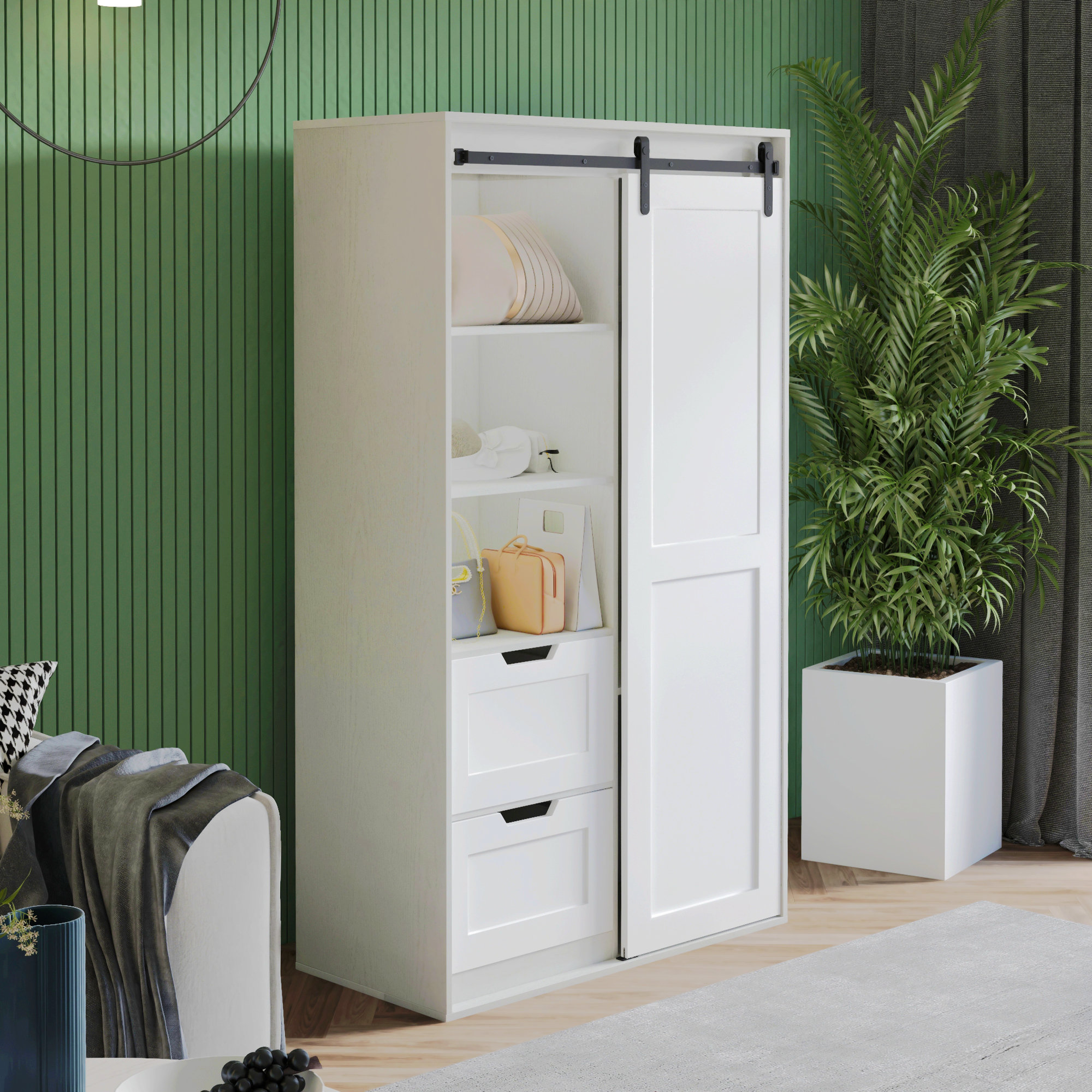 Latitude Run® Emmalou Armoire - Wayfair Canada