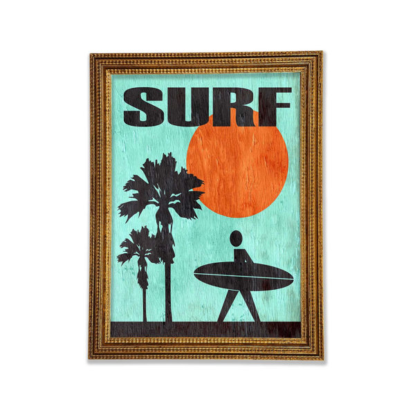 Bay Isle Home Surf Time - Single Picture Frame Print | Wayfair.co.uk