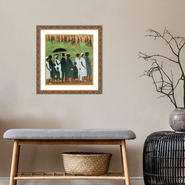 Wildon Home® Funeral Procession Framed On Paper by Ellis Wilson Print ...
