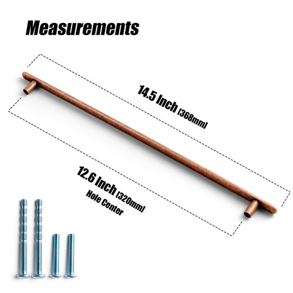 MECANS 12 1/2" Center to Center Bar Pull | Wayfair