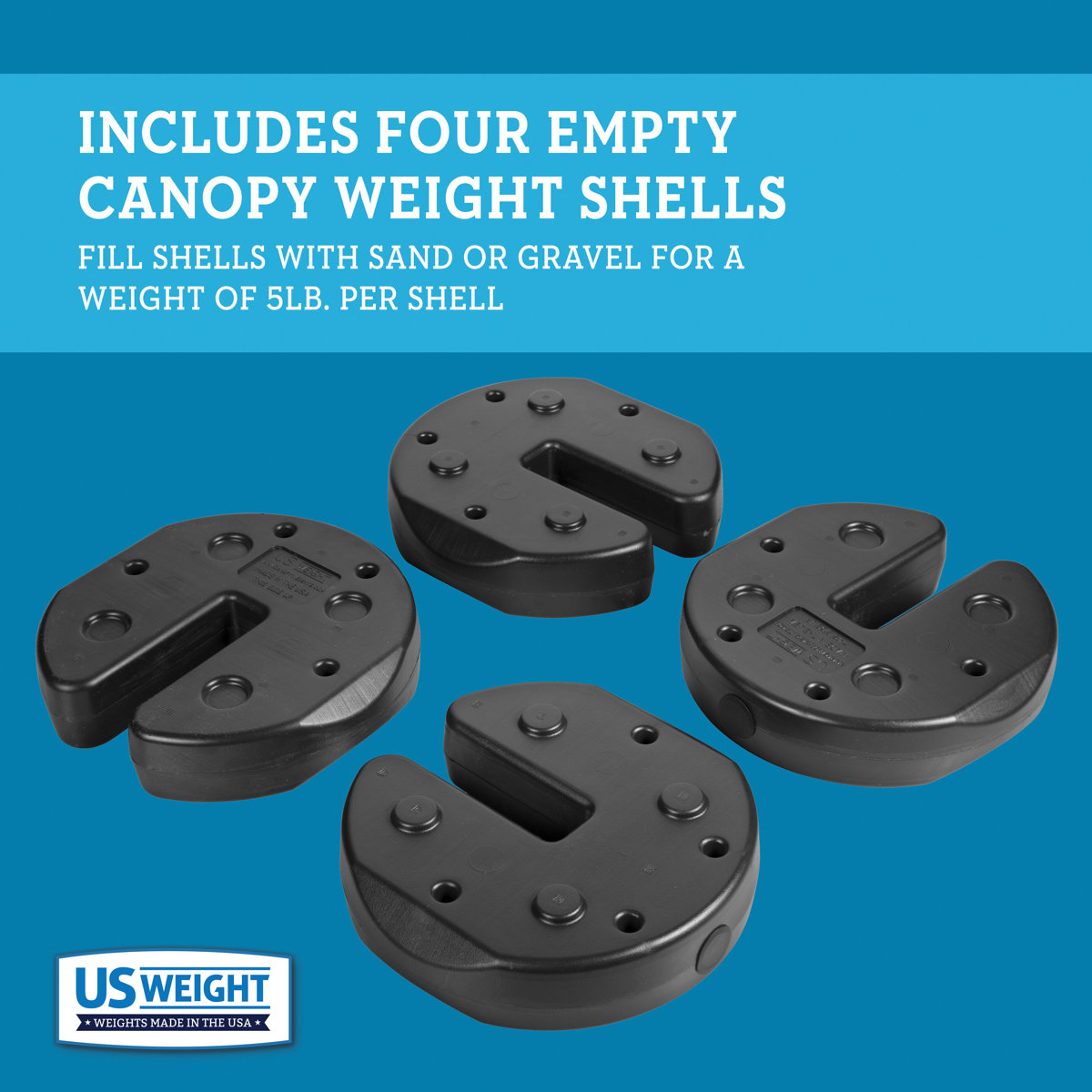 US Weight Fillable Canopy Weight Set | Wayfair