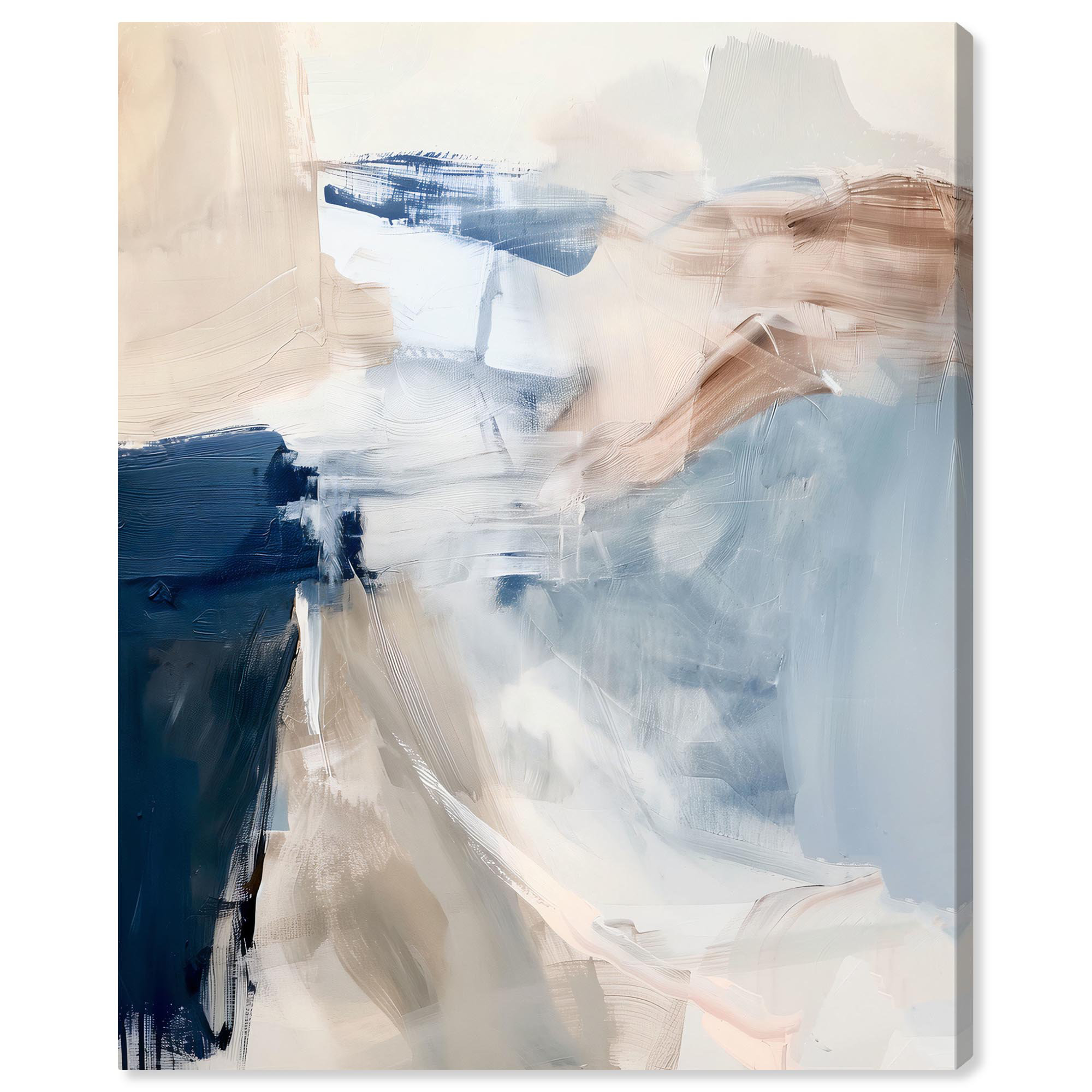 Art Remedy Indigo Renewal Canvas Blue Abstracts by Art Remedy | Wayfair