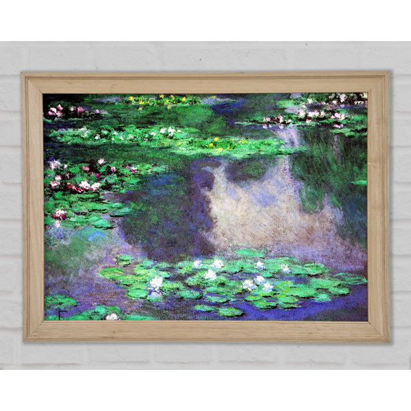Bright Star Monet Sea Roses Water Landscape - Single Picture Frame ...