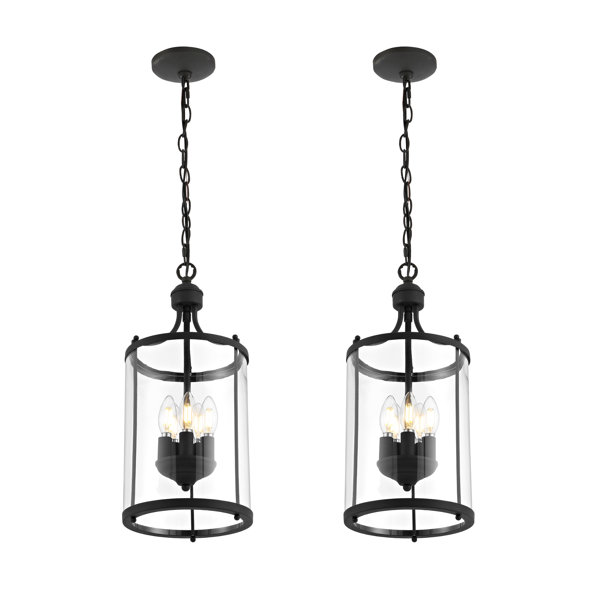 Red Barrel Studio® 2 - Light Dimmable Cylinder Chandelier | Wayfair