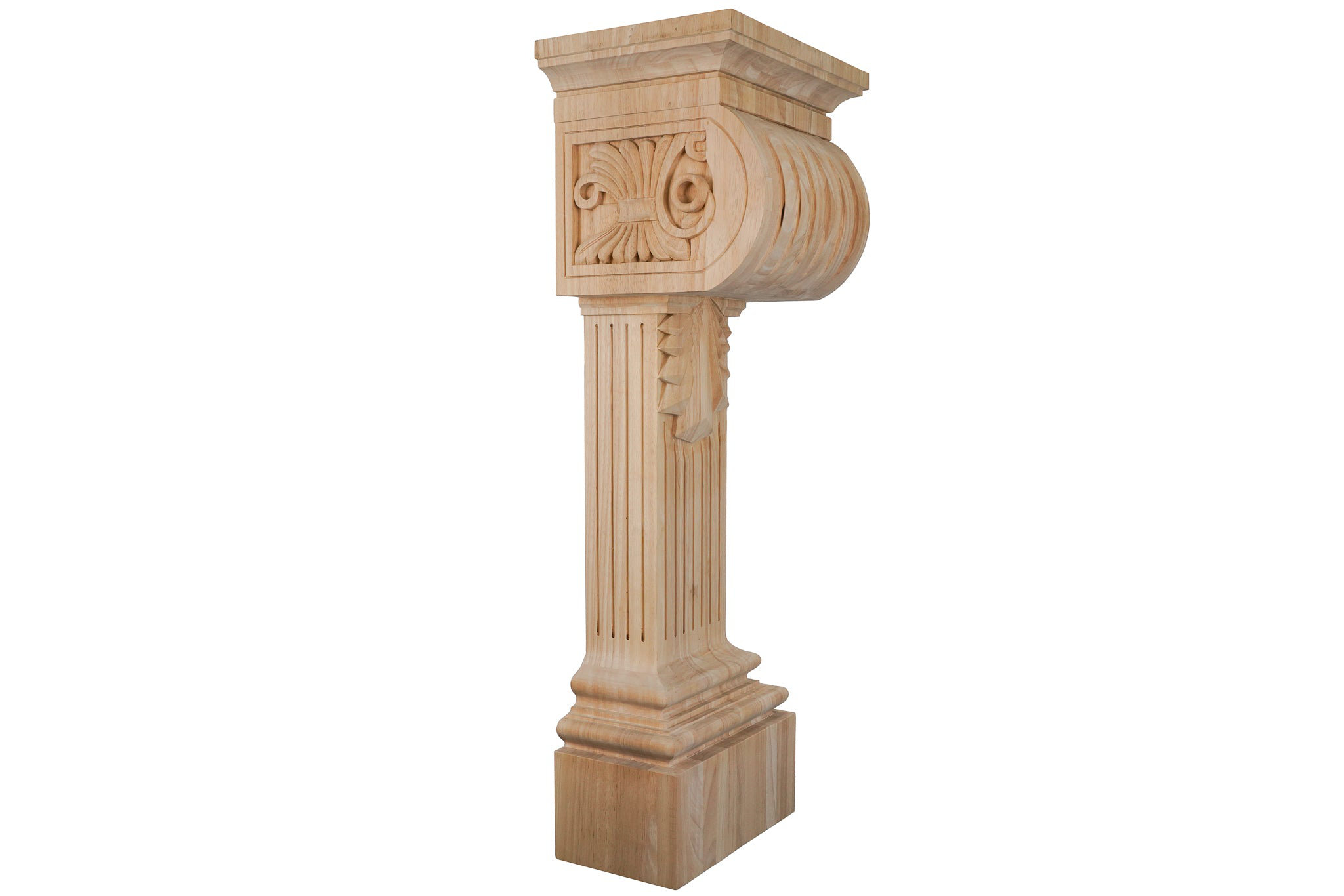 Ophelia & Co. 35" Roman Inspired Ionic Style Mantel Fireplace Leg ...