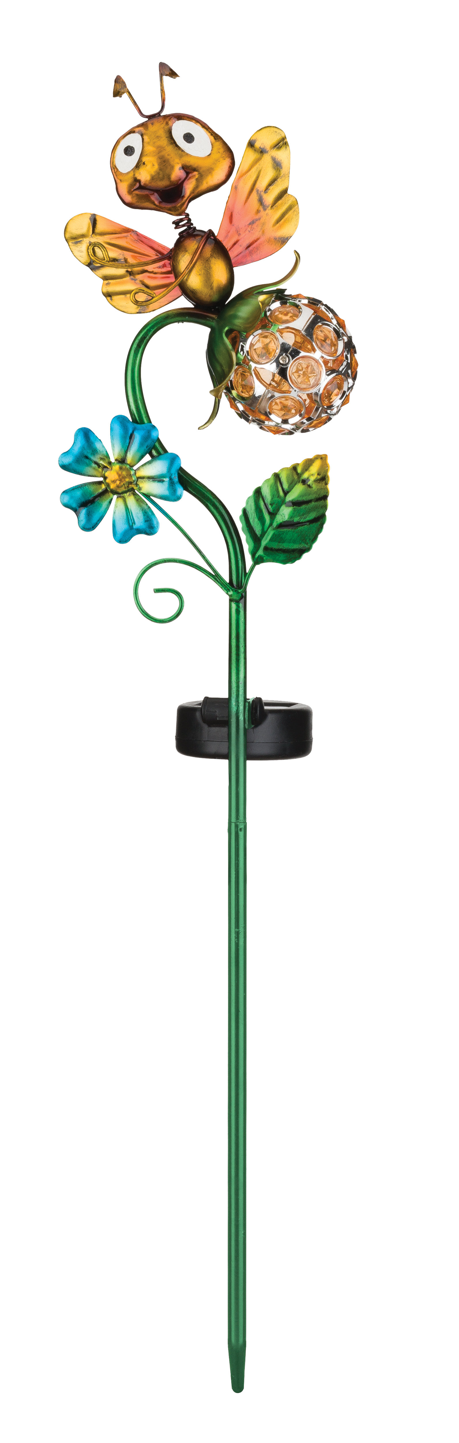 Regal Art & Gift Crystal Bug Solar Stake - Bee - Wayfair Canada
