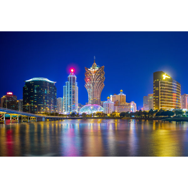 Hokku Designs Filloreta Skyline Of Macau On Canvas by Jui-Chi Chan ...