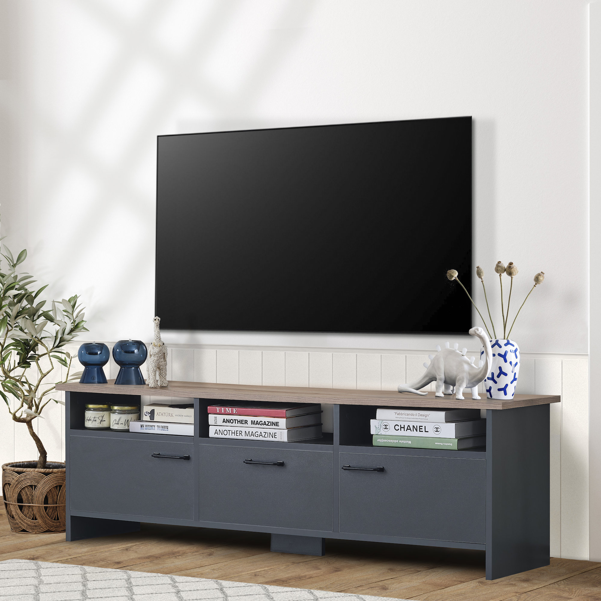 Latitude Run® Console média Rylea - Wayfair Canada