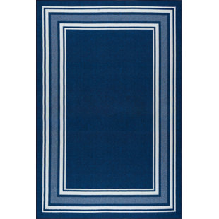 Blue Geometric Area Rugs You'll Love | Wayfair