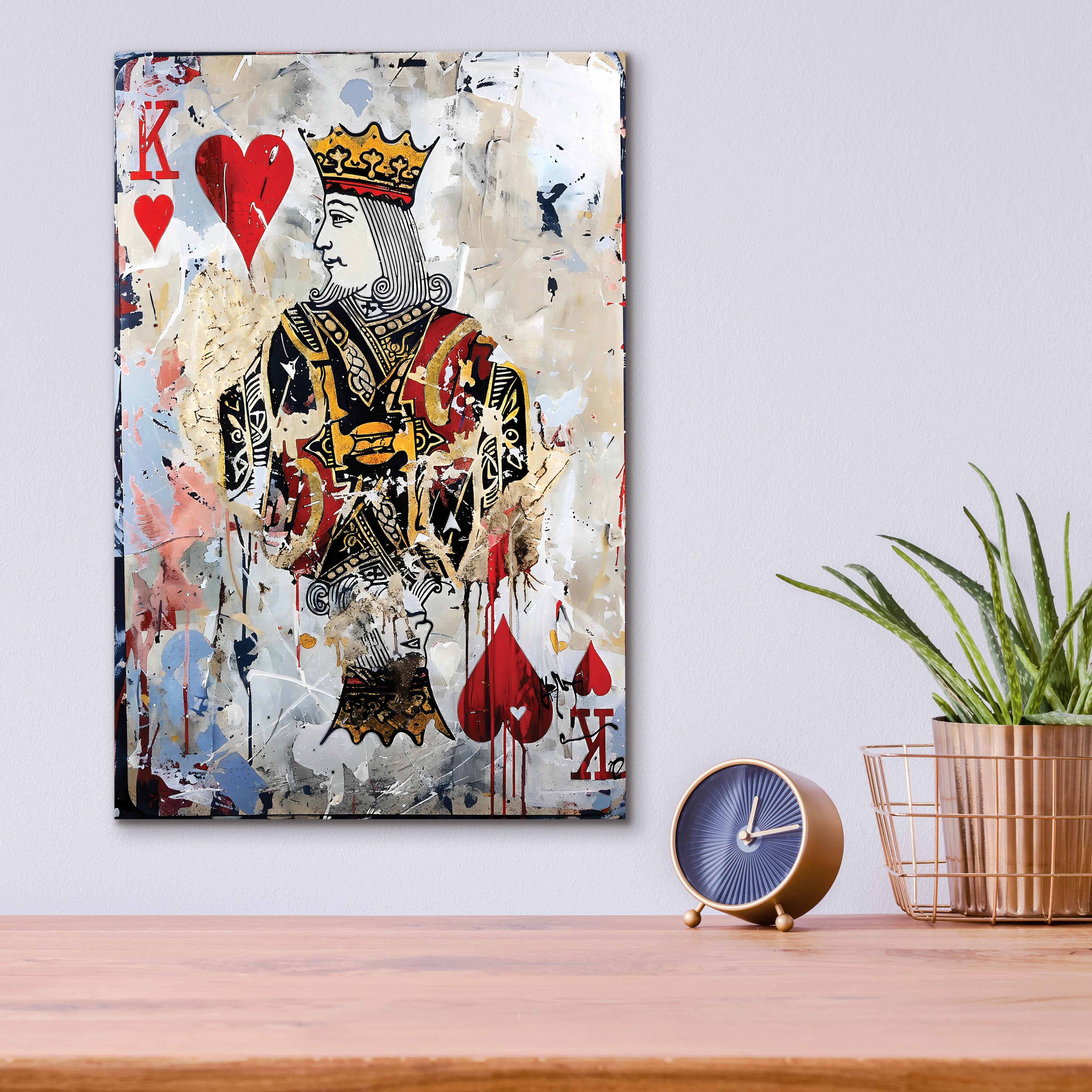 Williston Forge 'King Of Hearts' by Andreas Magnusson Acrylic Glass ...
