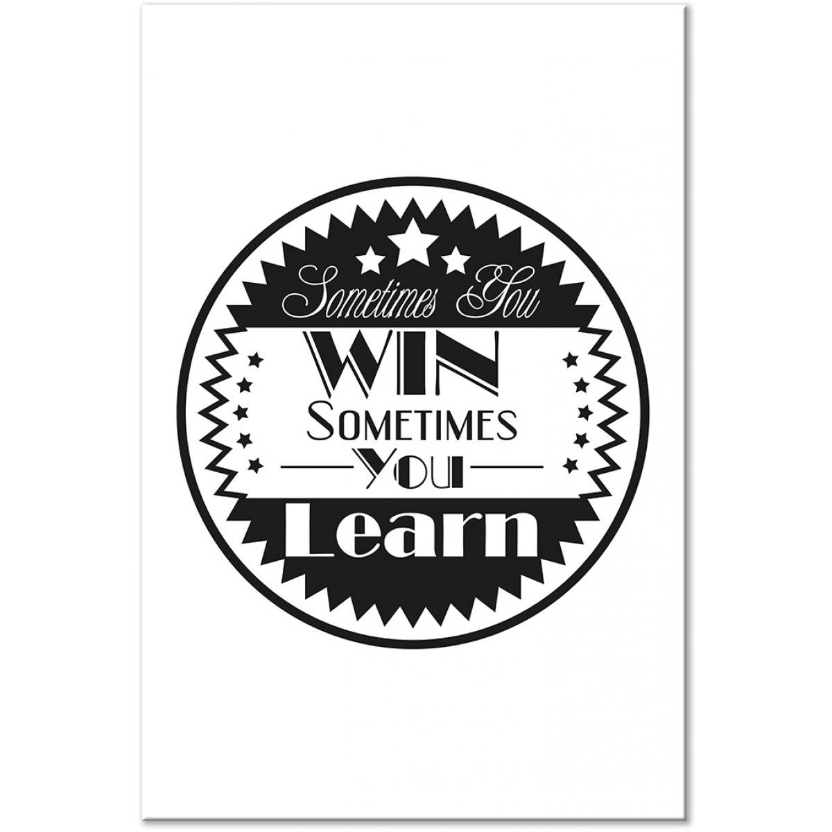 Latitude Run 'Sometimes You Win Sometimes You Learn' - Wrapped Canvas ...