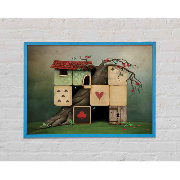Happy Larry Roll The Dice House Alice In Wonderland Framed Print ...