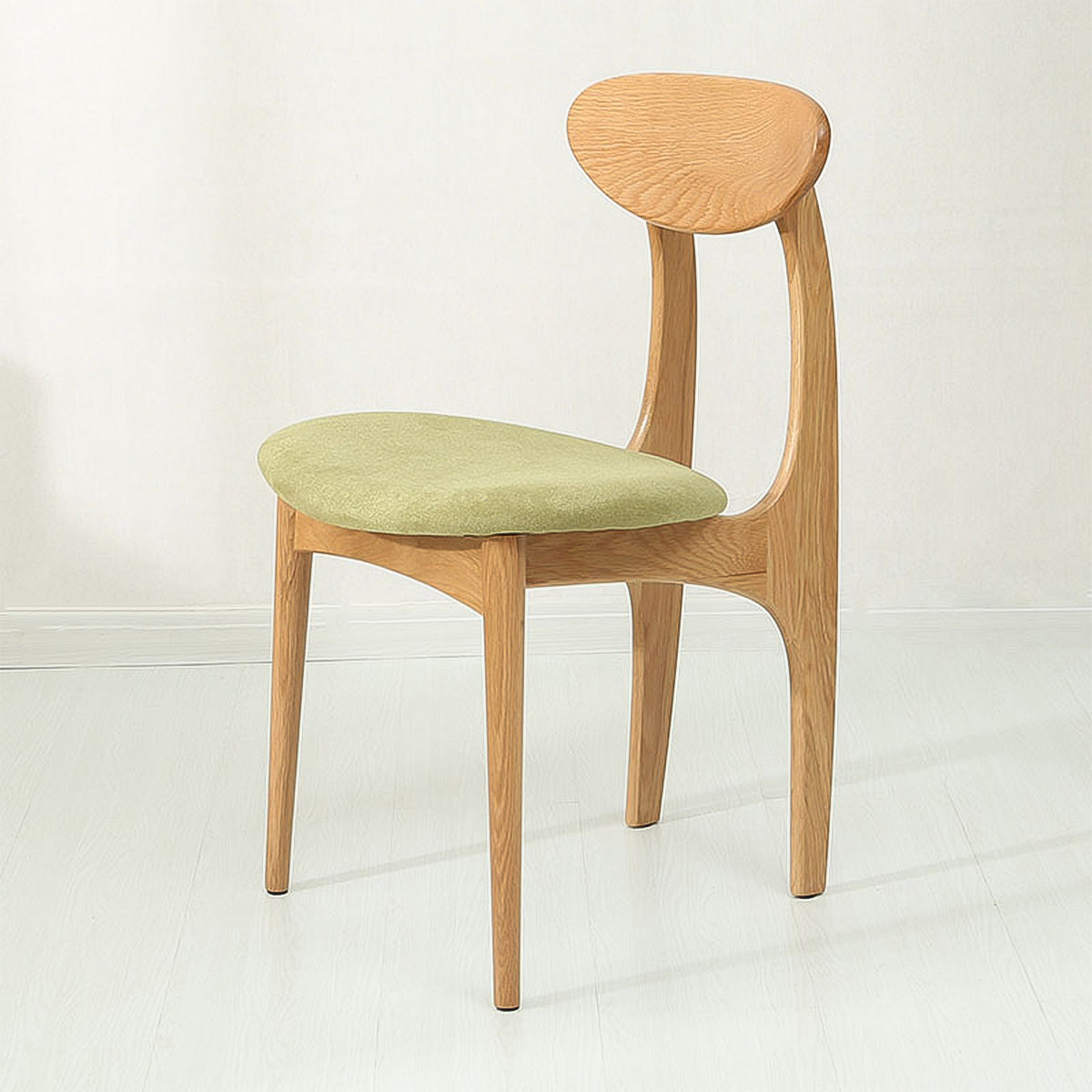 Corrigan Studio® Casual and Simple Solid Wood Upholstered Chair | Wayfair