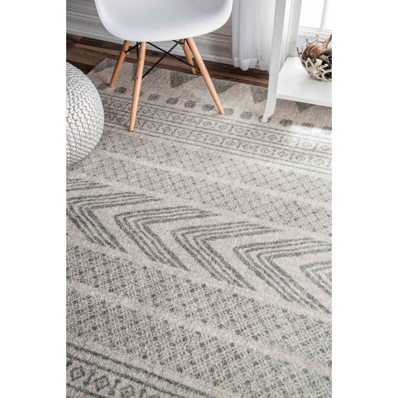 Union Rustic Berger Geometric Rug & Reviews | Wayfair