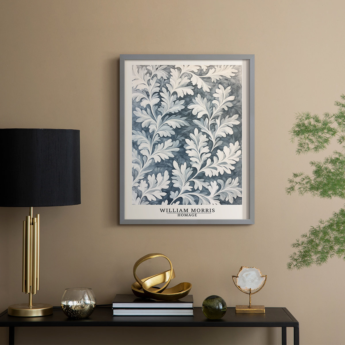 Astoria Grand WM MORRIS Series DCCXCIII Framed Print - Solid Wood | Wayfair