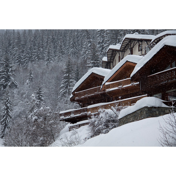 Alpen Home Alpine Chalet by Smilingsunray - Wrapped Canvas Print ...