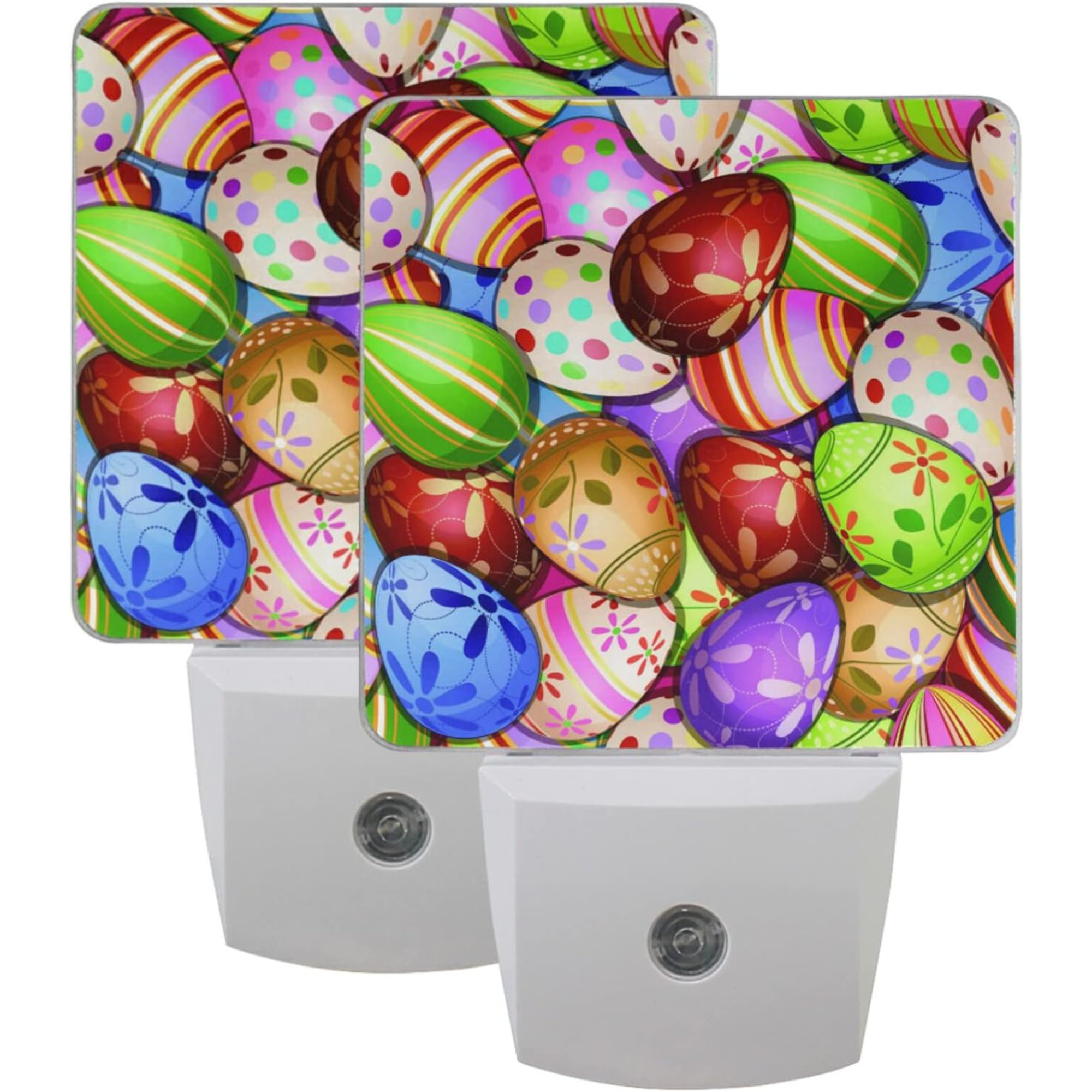 The Holiday Aisle® Colorful Easter Eggs Hunt 2 Light Night Light | Wayfair