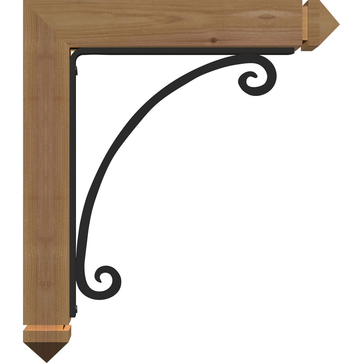 Ekena Millwork Legacy Arts & Crafts Ironcrest Bracket | Wayfair