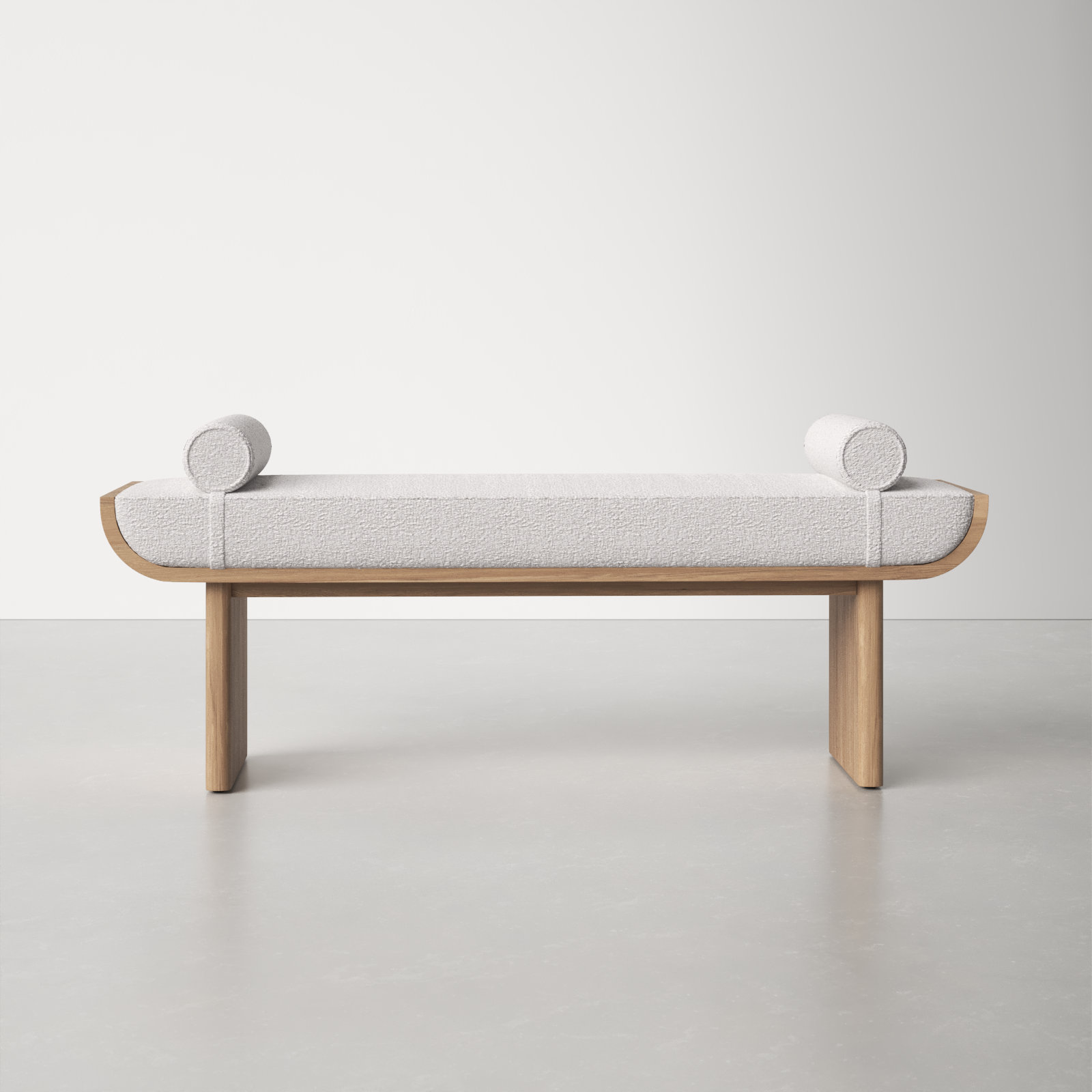 AllModern Loki Polyester Upholstered Bench | Wayfair