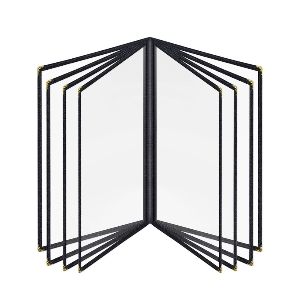 Ebern Designs Restaurant Menu Covers Book Transparent A4 Menu Covers ...