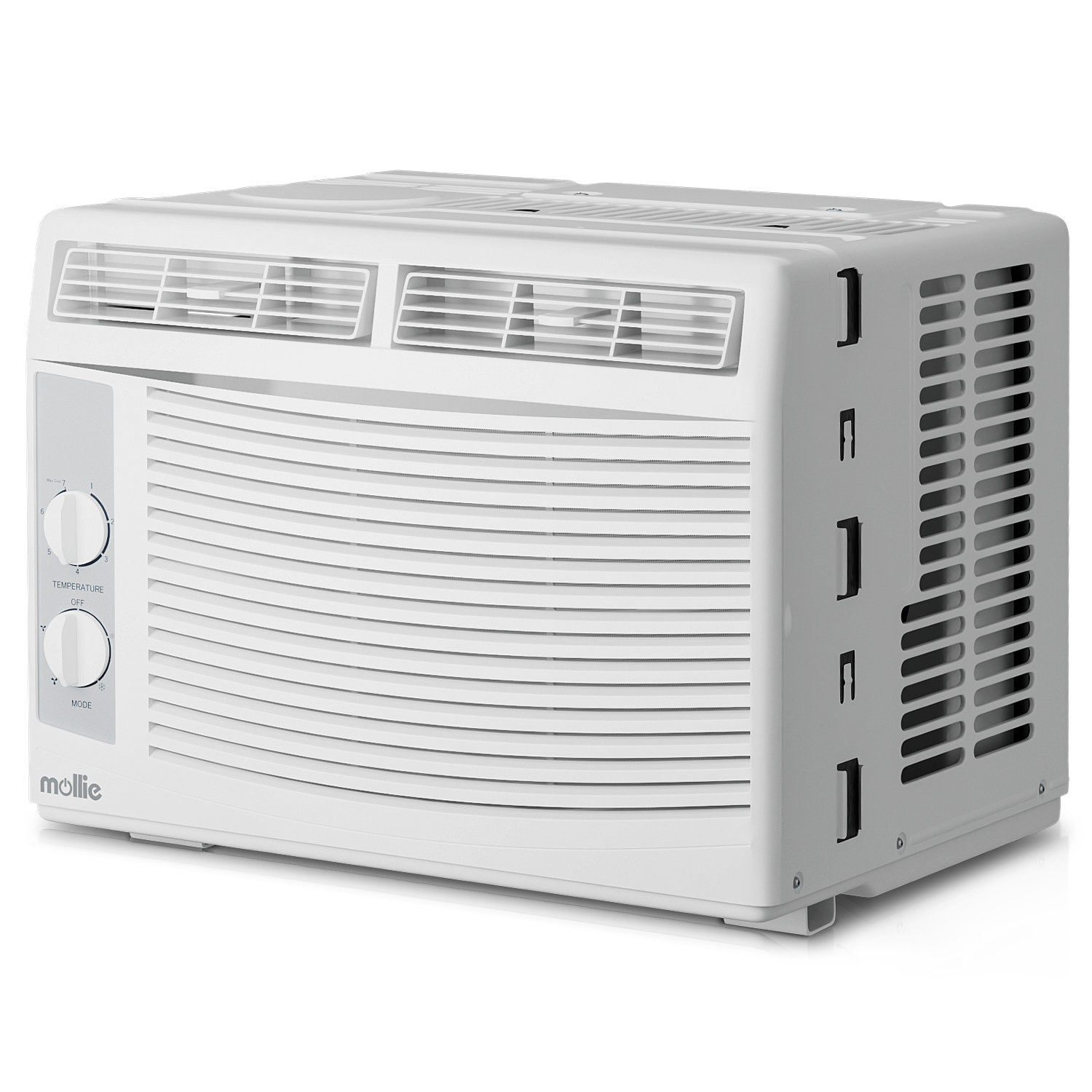 MoNiBloom 5,000 BTU Mechanical Window Air Conditioner with Multi-Speed ...