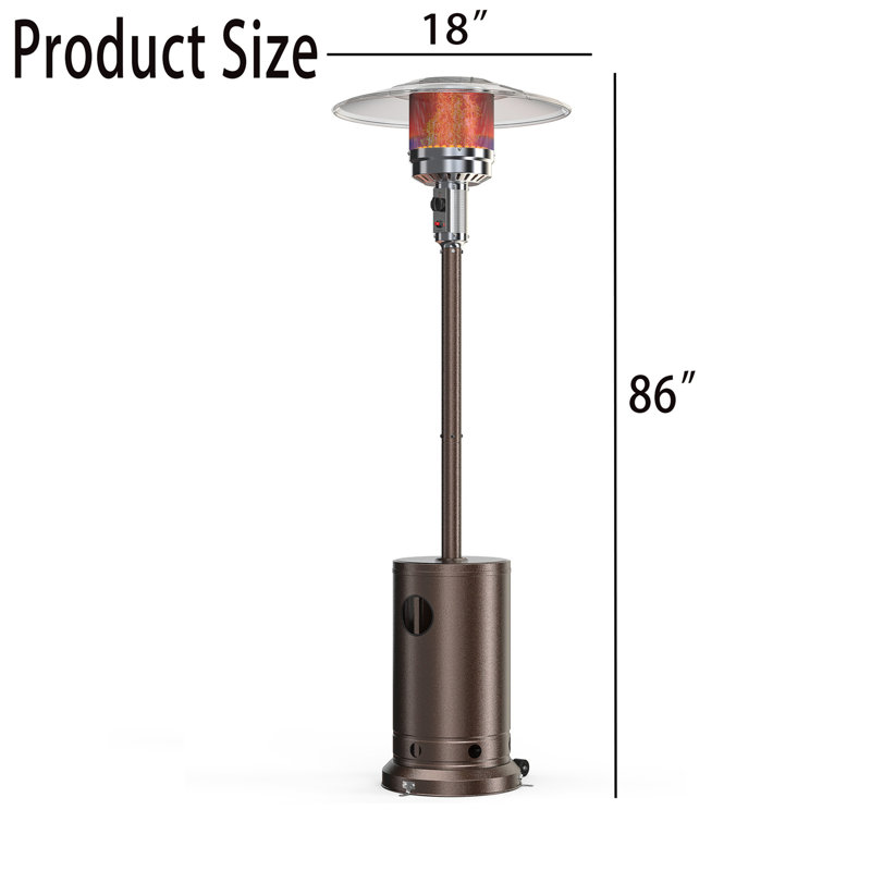 Blueoceannow Standing Patio Heater | Wayfair