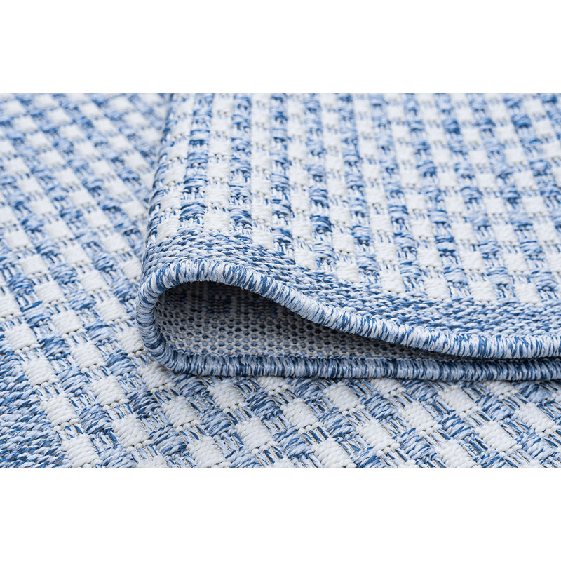 Sol 72 Outdoor™ Abingd Blue Indoor/Outdoor Rug & Reviews | Wayfair