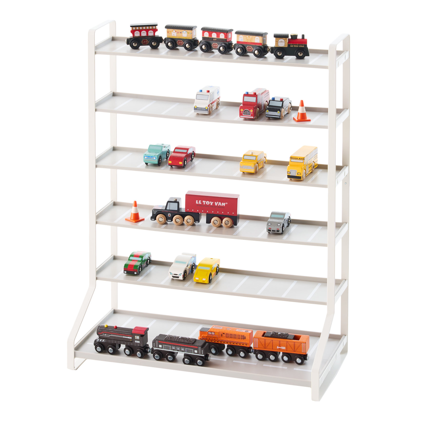 Yamazaki Home Train Storage Display , Hotwheels Model Car Display ...