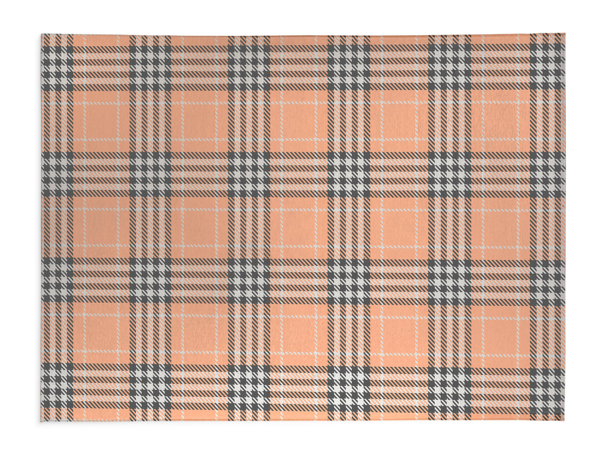 Christopher's Corner Christopher's Plaid Office Mat | Wayfair