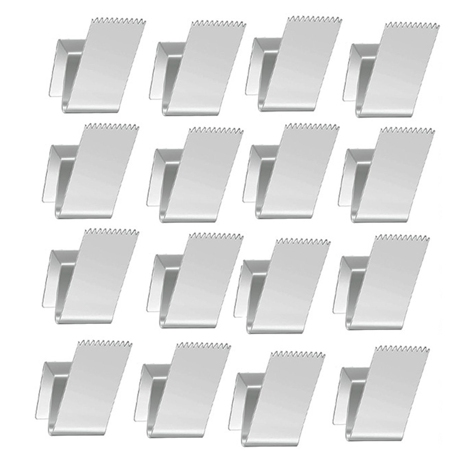 Latitude Run® 16 Pcs Hurricane Window Clips with Serrated Sections ...