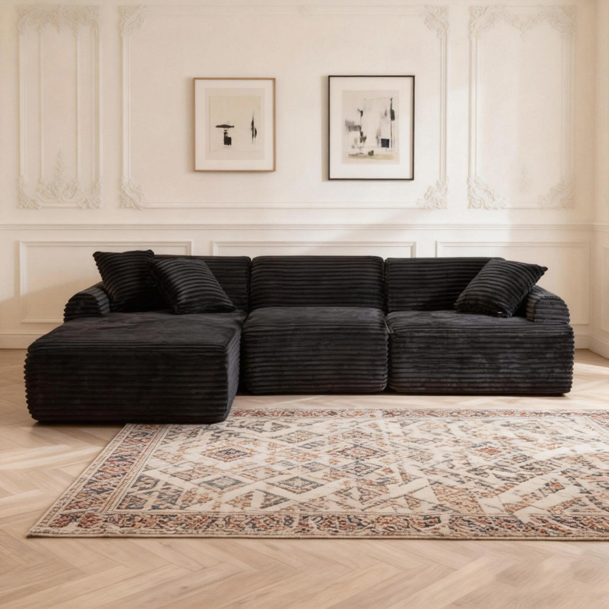 Latitude Run® 105'' Modular Sectional Sofa Couch, Boneless and ...