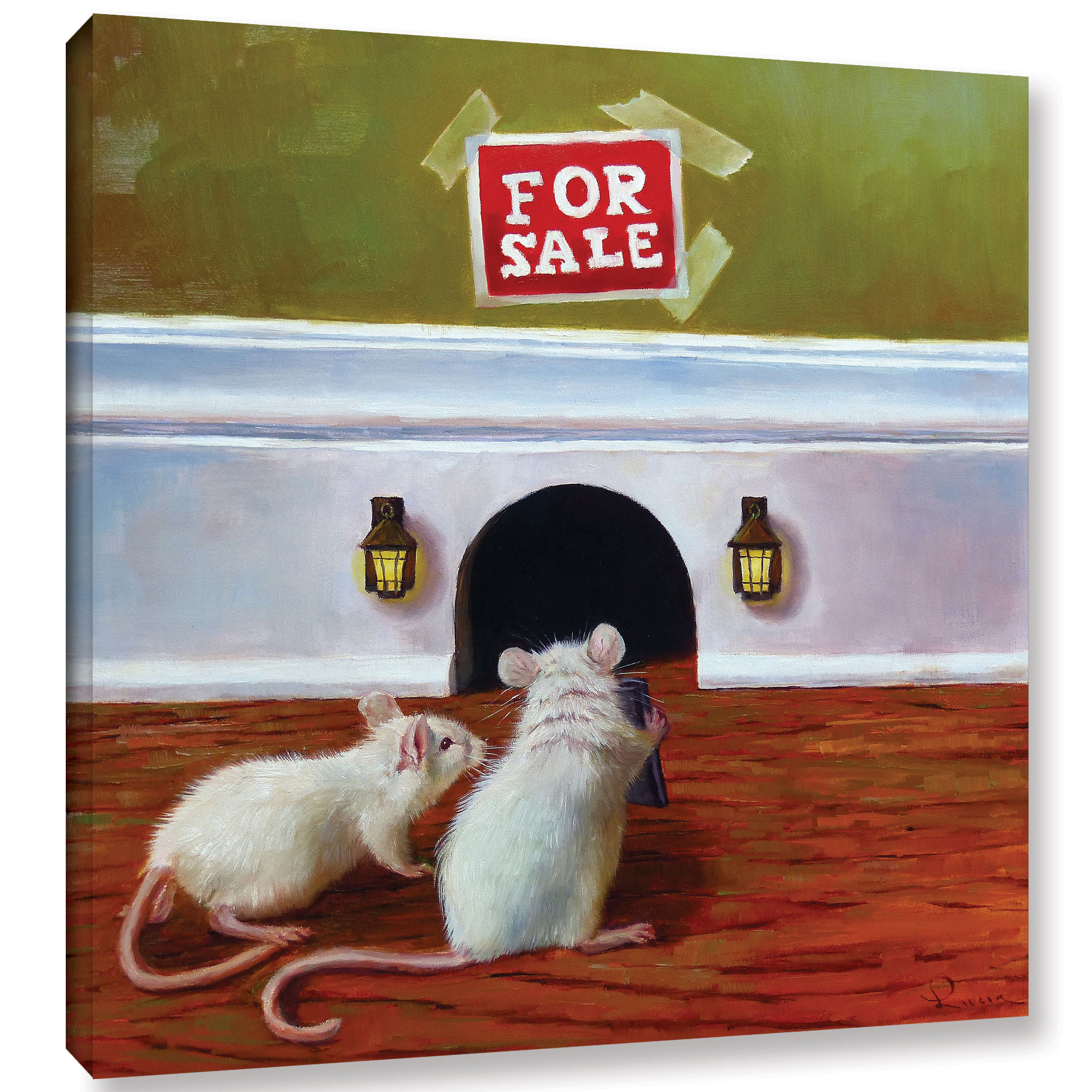 Trinx Poynor 'Must See Inside' Painting Print on Canvas - Wayfair Canada