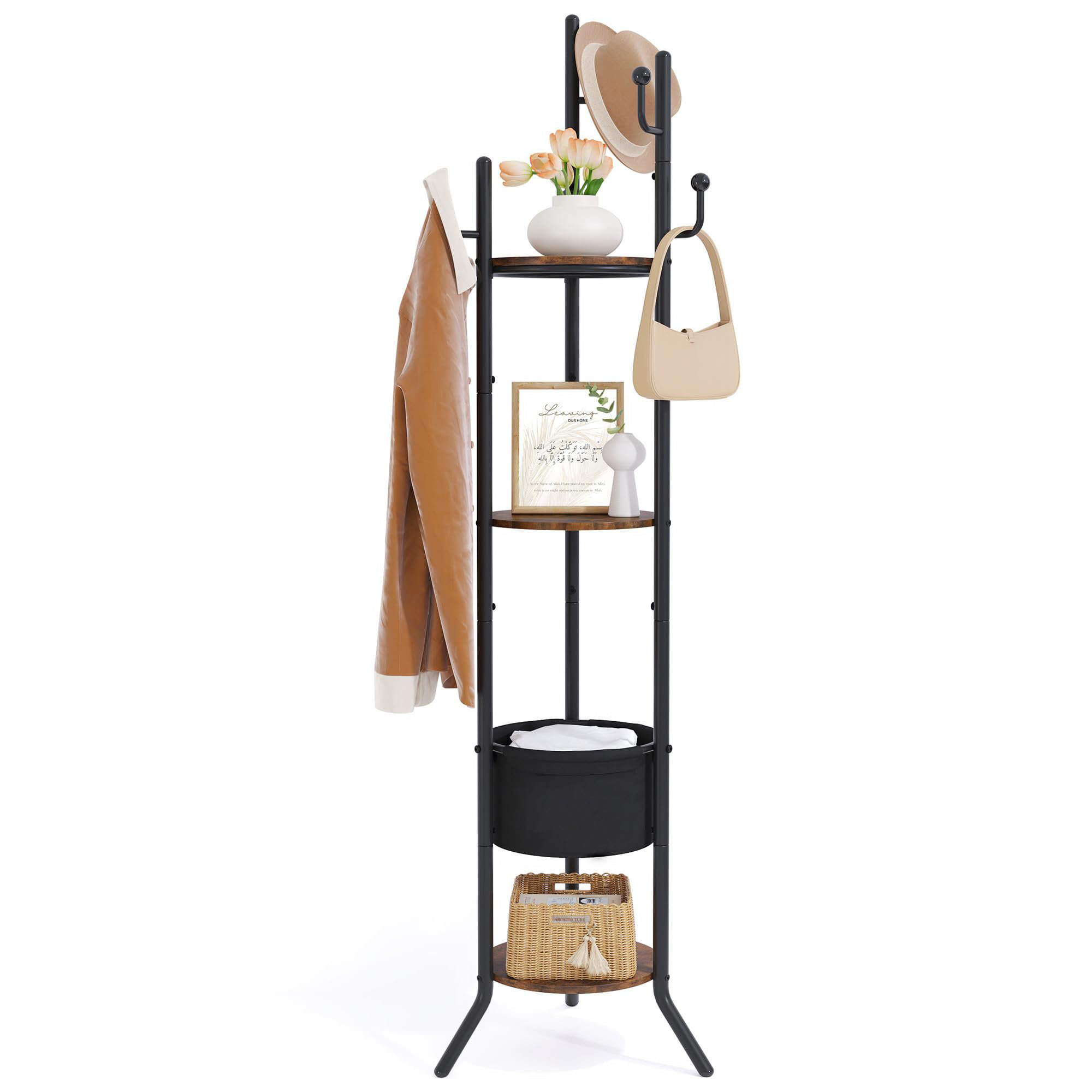 17 Stories Round Coat Rack | Wayfair