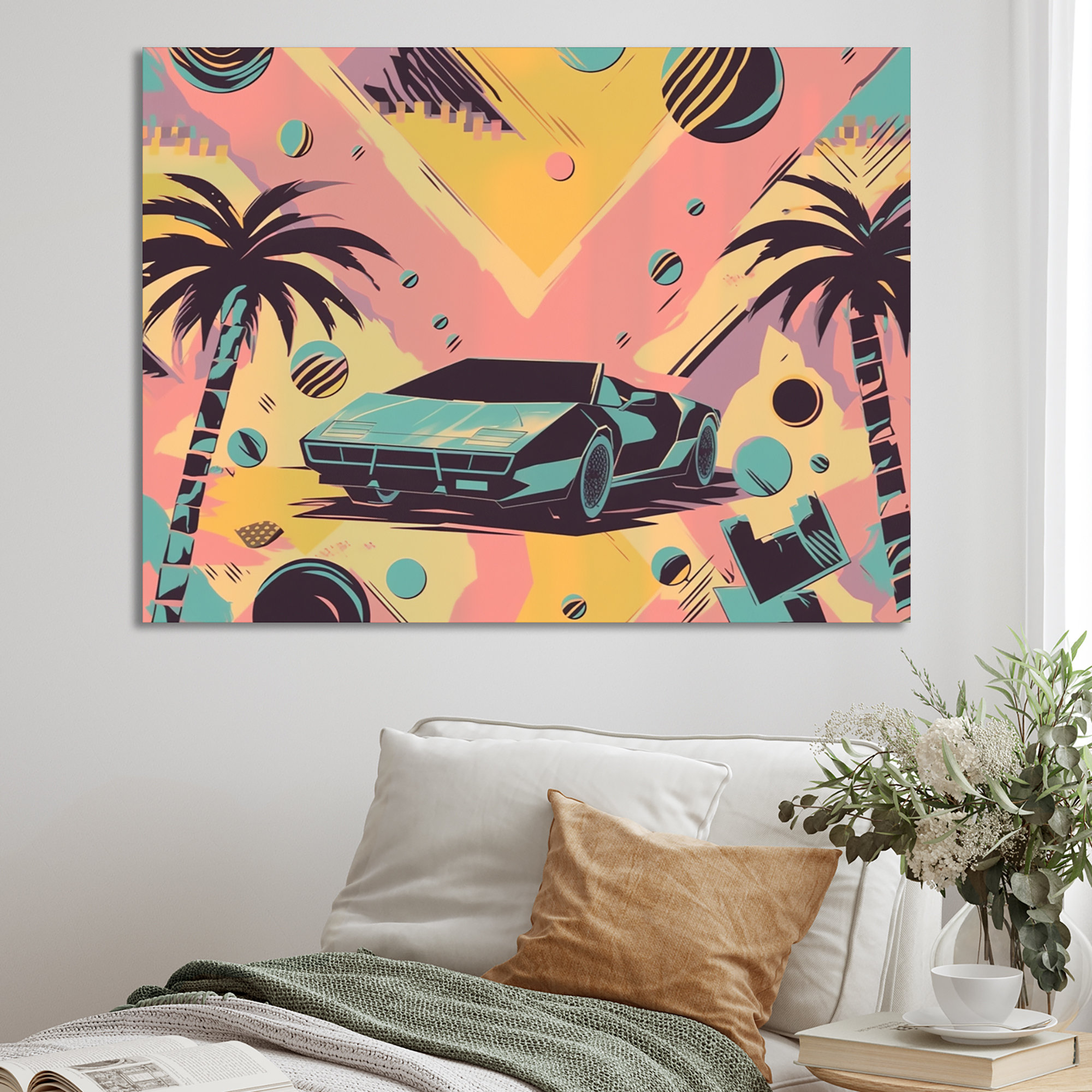 Winston Porter 80S Groovy Cars V - Retro Car Canvas Prints - Wayfair Canada